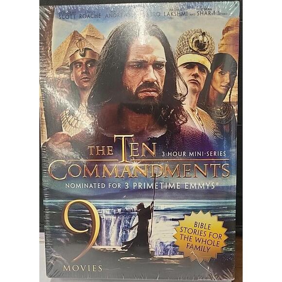 Media | The Ten Commandments 9 Movies Dvd Set 214 Linus Roache Naveen ...